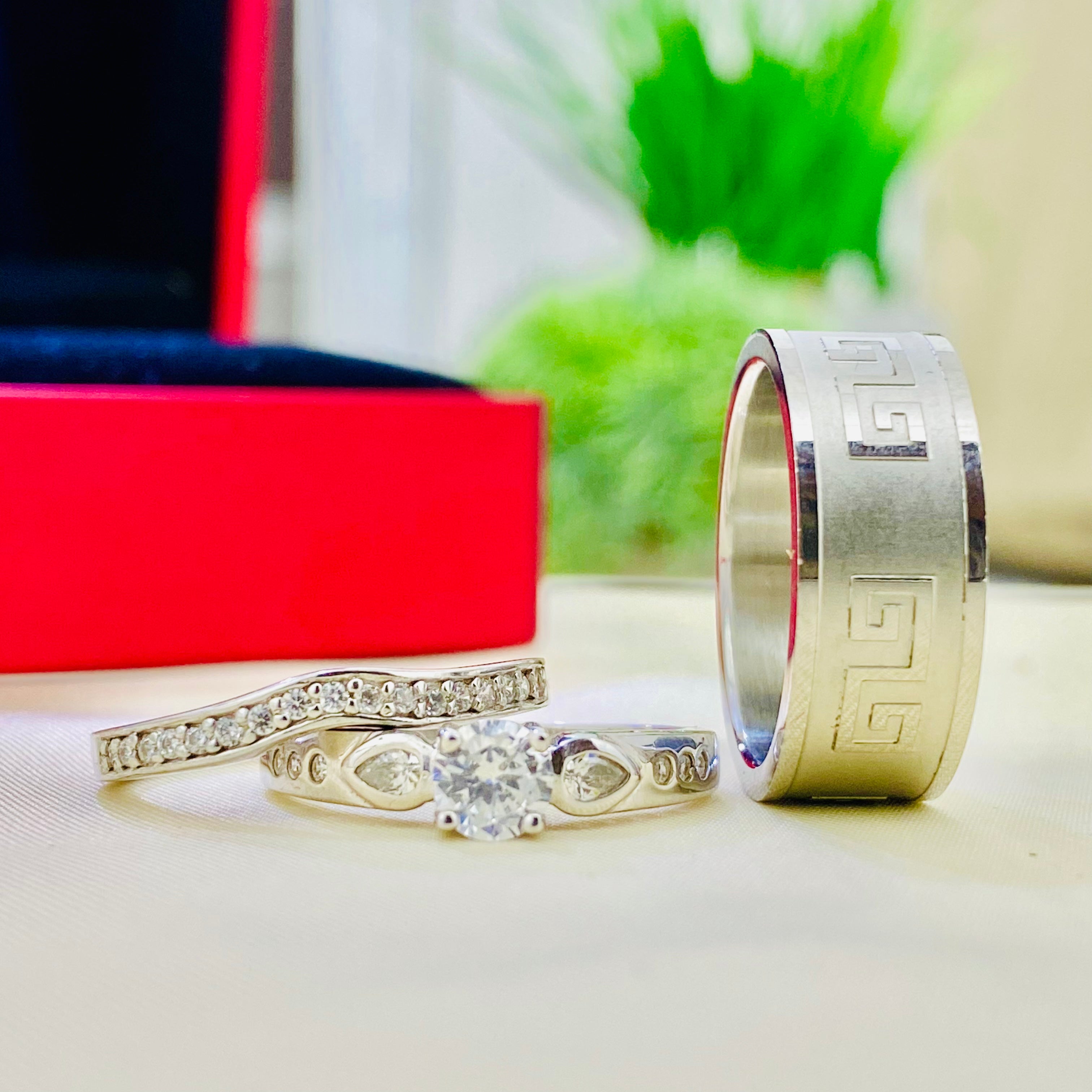 Sterling Silver Wedding set – Eternal Gems