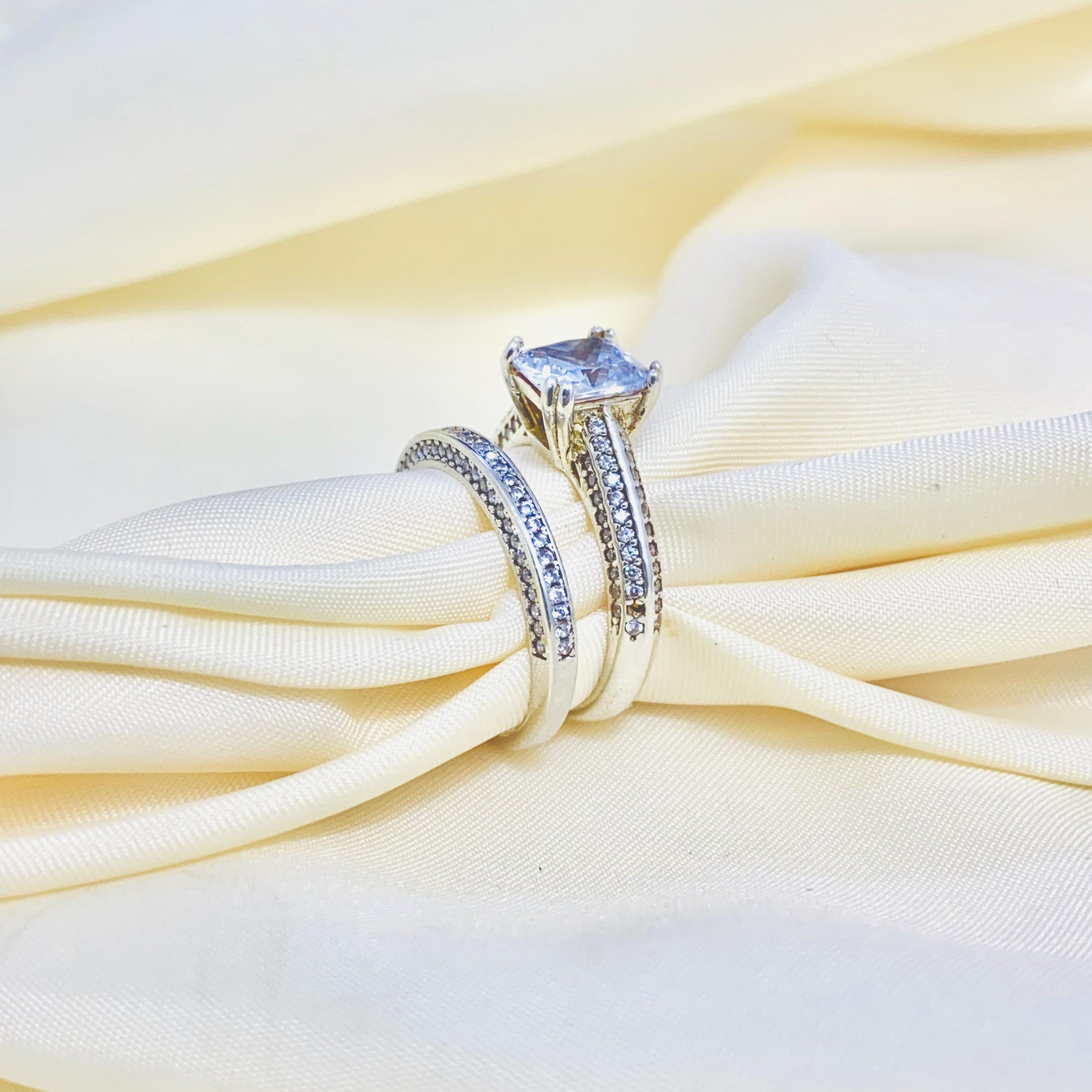 Stunning Silver Bridal set is the perfect set – Eternal Gems