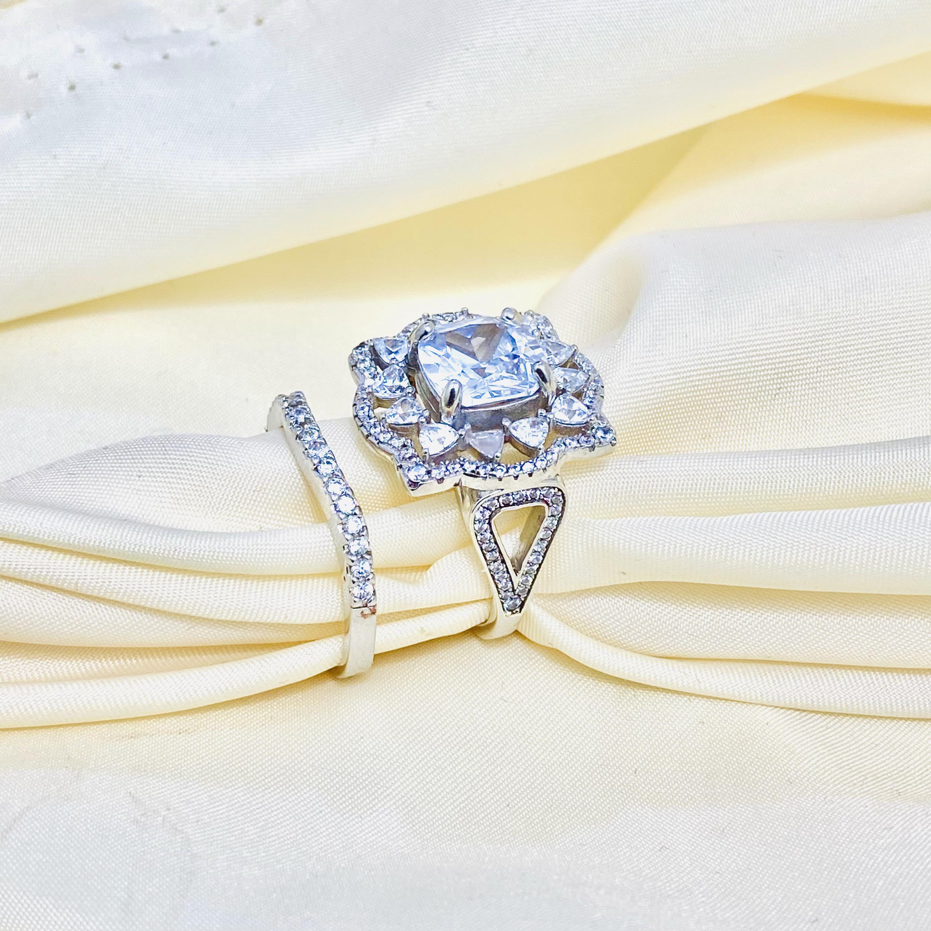 Stunning Silver Bridal set is the perfect set – Eternal Gems