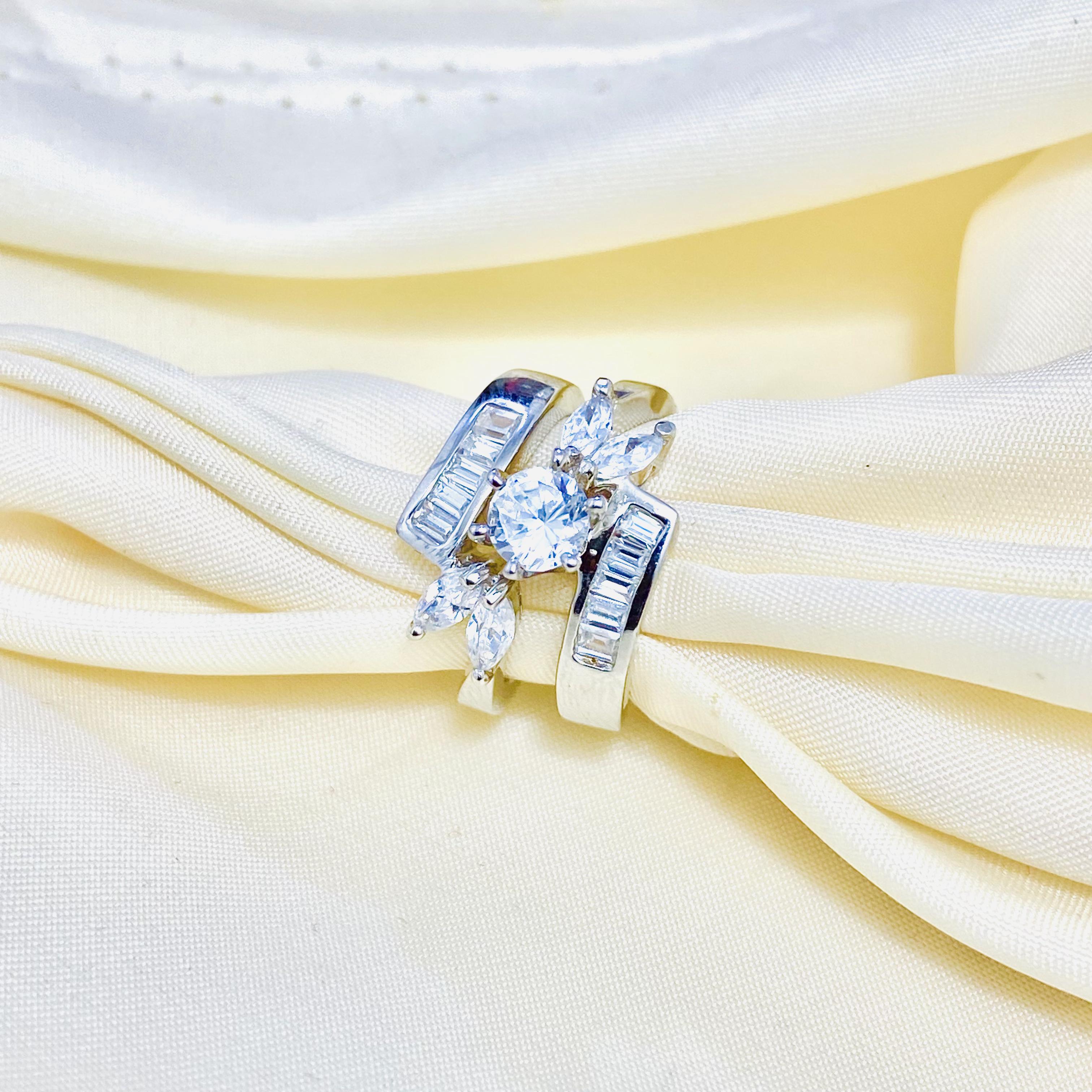 Stunning Silver Bridal set is the perfect set – Eternal Gems