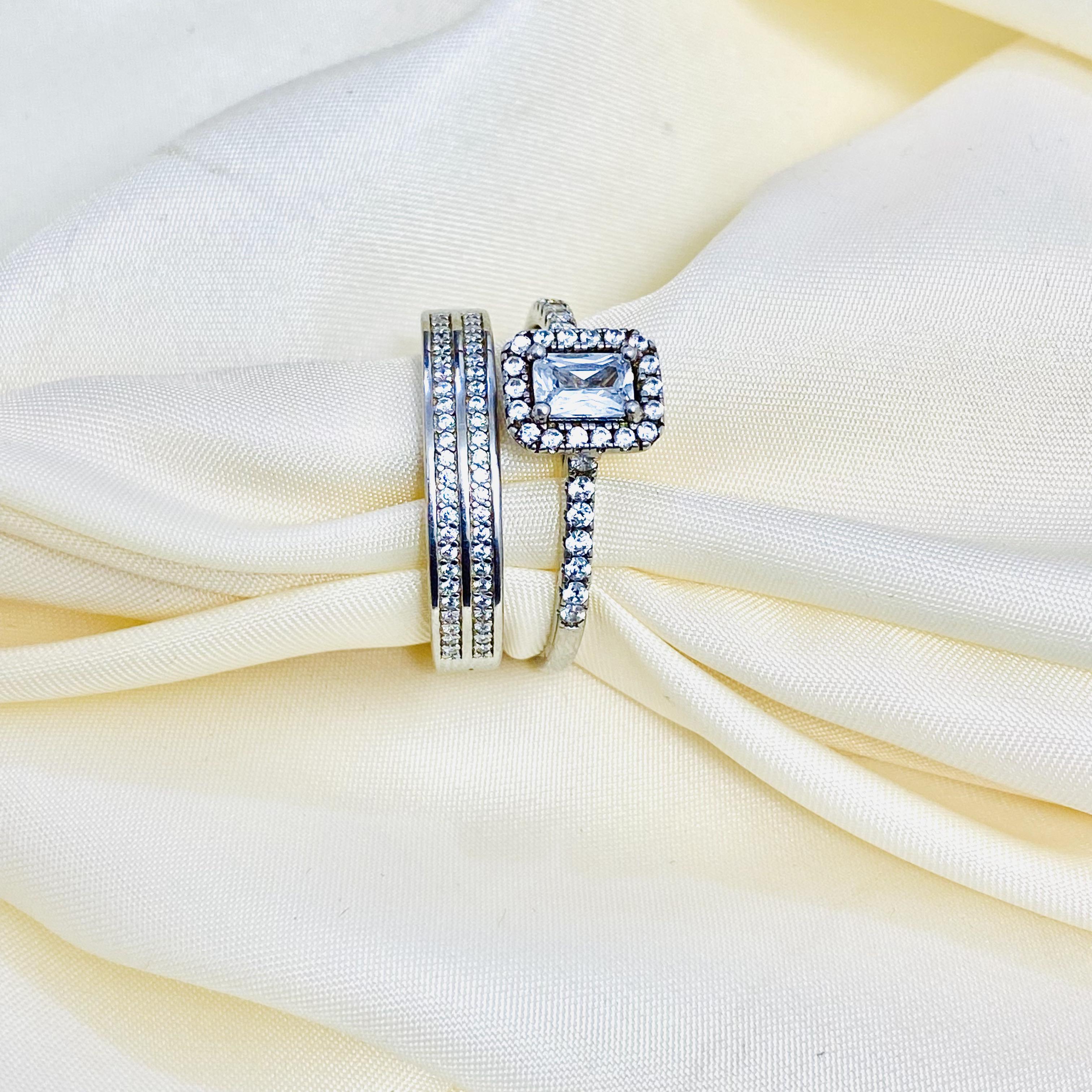 Stunning Silver Bridal set is the perfect set – Eternal Gems